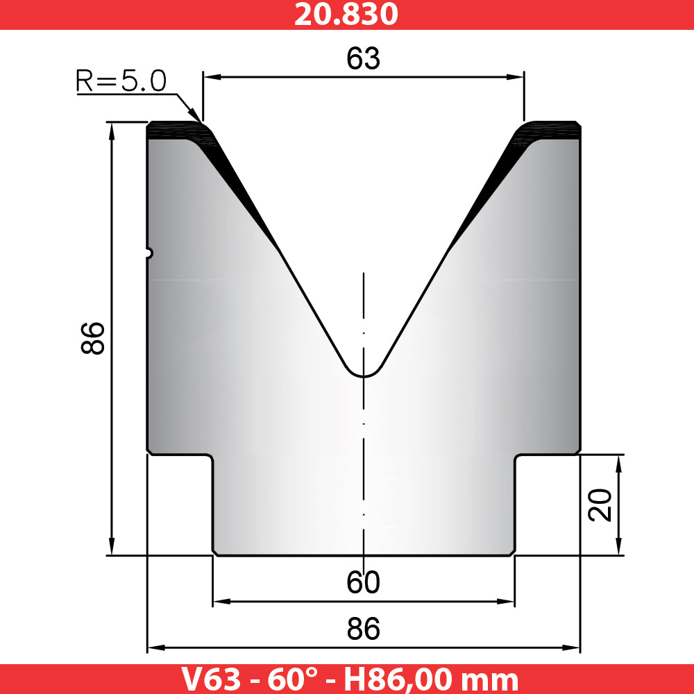20.830 - Amada-Promecam Matrix - Press brake tools – Emilstamp di ...
