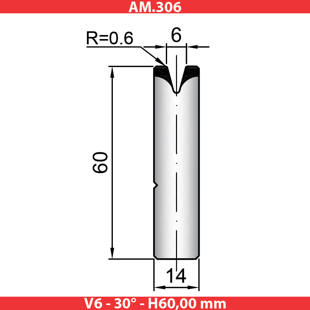 AM.306 - Amada-Promecam insert matrix - Press brake tools – Emilstamp ...